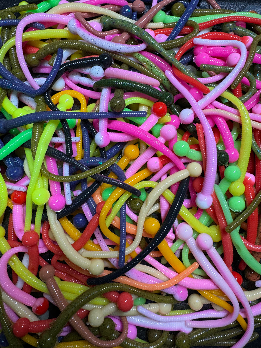 Super Floating Trout Worm with Egg: Variety Pack – Peter's Custom Trout ...