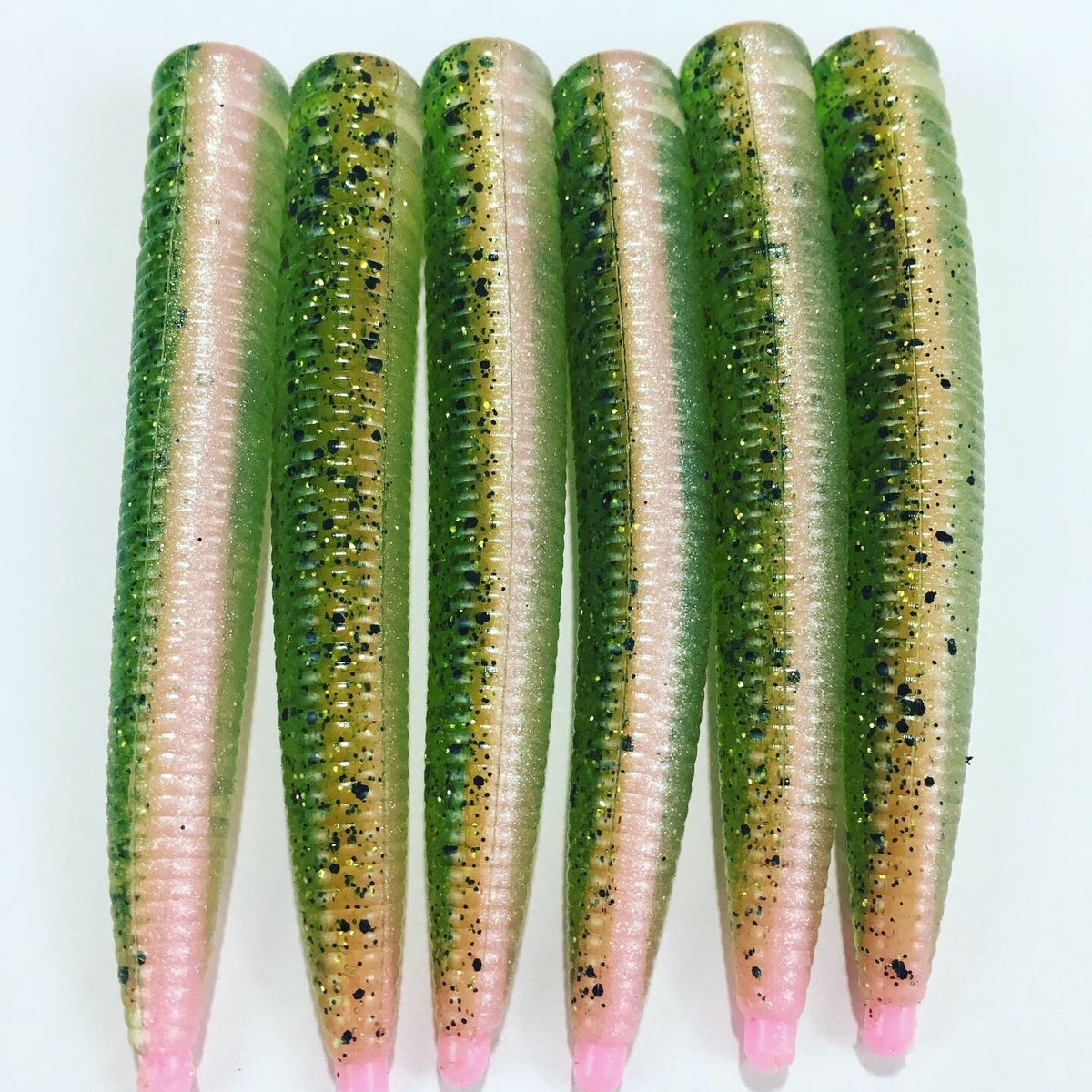 Mini Fat Worms: Rainbow Trout – Peter's Custom Trout Worms